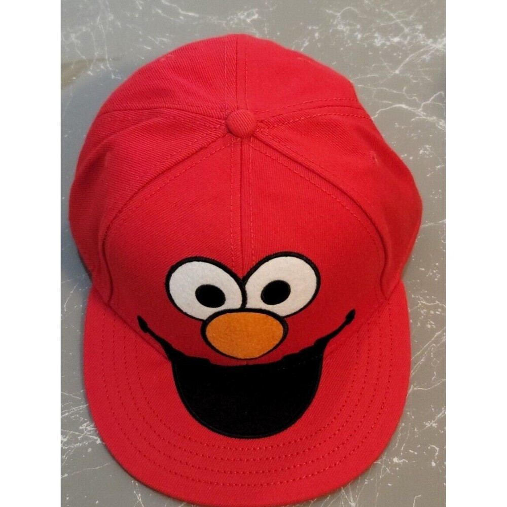 Elmo Red Fitted Sesame Street Ball Cap~Size 7.5 - Gem